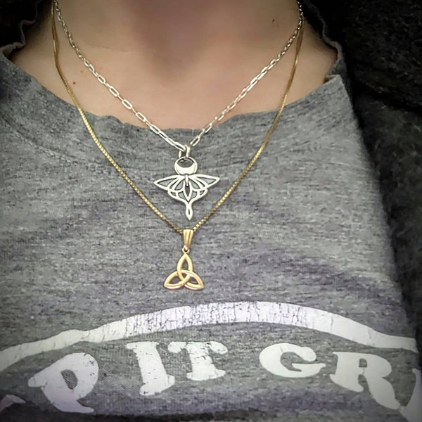 Sterling Silver Celtic Infinity Cross - Double Sided - (pendant Only or ...