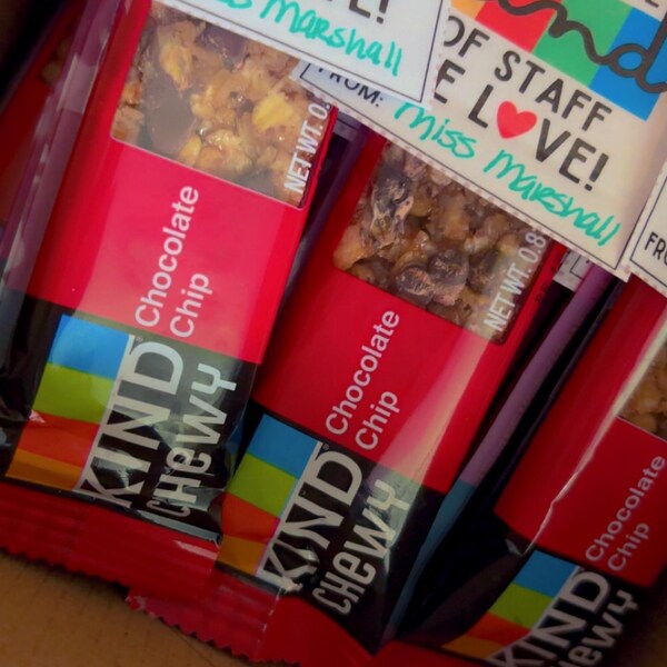 You're the Kind of Staff We Love Gift Tags Teacher Appreciation Be Kind ...