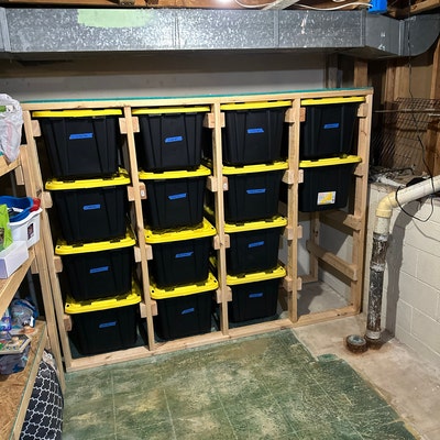 DIY Tote Rack Plans for the Greenmade 27-gallon Bins Sold by Costco 4 ...