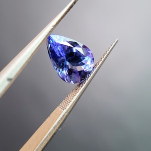 Natural Tanzanite 3.22 Cts 9 Mm Round Shape Tanzanite Highly Saturated ...