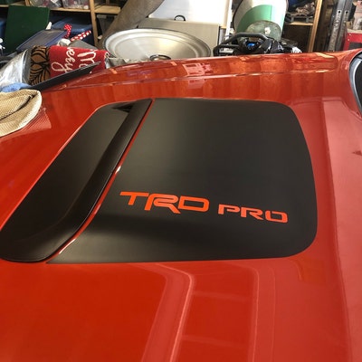 Toyota 4runner Topographic Map With TRAIL Lettering Hood Scoop - Etsy