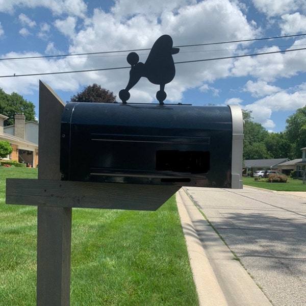 Poodle Mailbox Topper / Sign Mailbox - Etsy