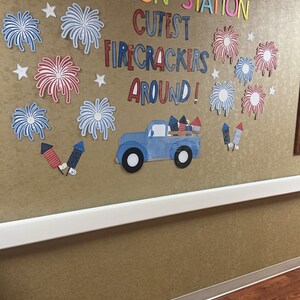 Memorial Day Gnomes Patriotic May Bulletin Board Kit - Etsy