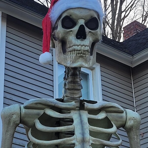 12 Ft Skeleton Santa Hat - Etsy