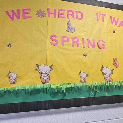 Mothers Day Bulletin Board Kit, Printable Happy Mothers Day Bulletin ...