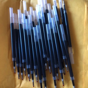 Inkjoy Gel Pens Refills Black 10 Pack - Etsy