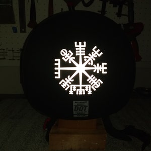 Vegvisir Decal, Norse Wayfinder Symbol Laptop Sticker, Germanic ...