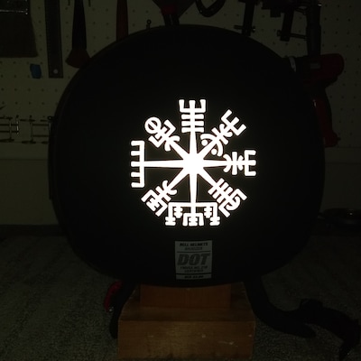 Vegvisir Decal, Norse Wayfinder Symbol Laptop Sticker, Germanic ...