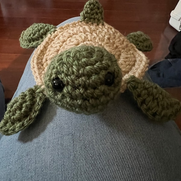 Crochet Turtle Coaster PDF PATTERN - Etsy