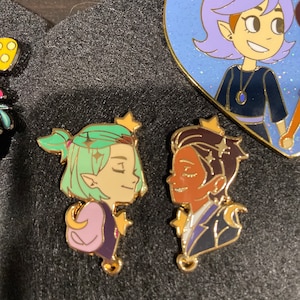 Luz & Amity Enamel Collar Pins - Etsy