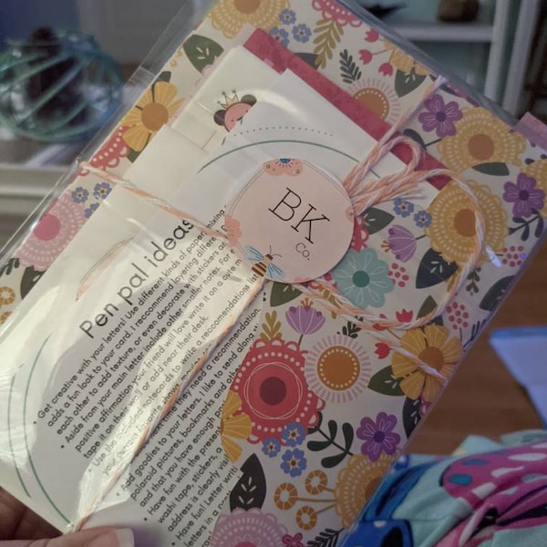Handmade Pen Pal Kit | Cute Stationery Set | Letter Writing Set | Gift ...