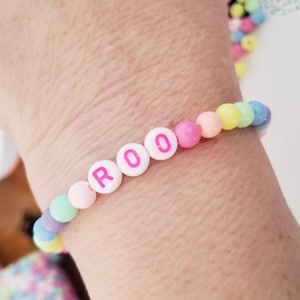 Letter N Alphabet Beads, Rose Gold Letter N Beads, Individual Letter N ...