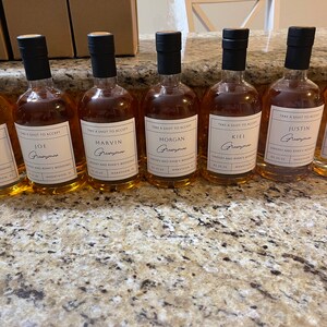 Groomsmen Proposal Label, Custom Groomsman Whiskey Proposal Gift Box ...