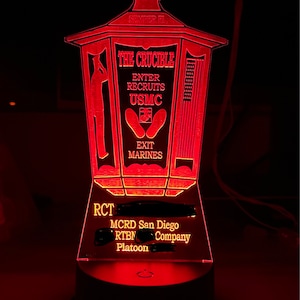 ARMY Forge Candle Style LED Acrylic Personalized Light - Etsy