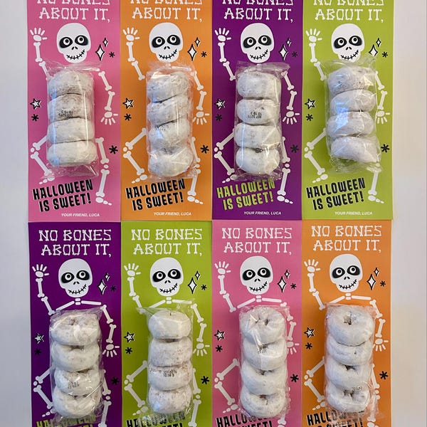 Donut Skeleton Printable, Halloween Printable, Classroom Halloween ...