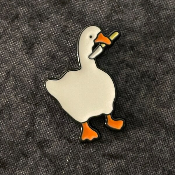 Untitled Goose Funny Enamel Pin - Etsy