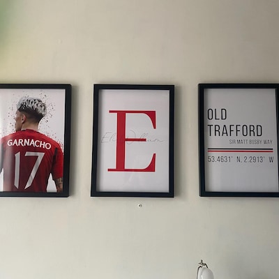 Set of Three Personalised Arsenal Wall Prints Football Prints - Etsy UK