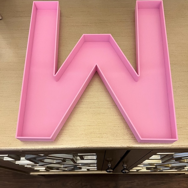 Custom Colored Reusable Fillable Letters Numbers Boxes Trays for ...