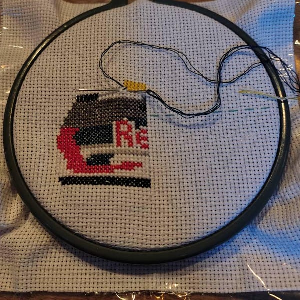 Max Verstappen Cross-stitch Pattern 2025 Formula Racing Pattern - Etsy