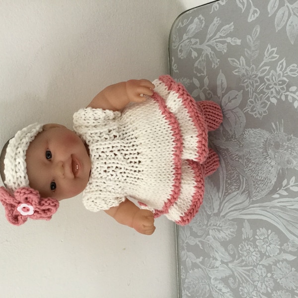 Easy Dolls Clothes Knitting Pattern, Matinee Jacket Hat Shorts and ...