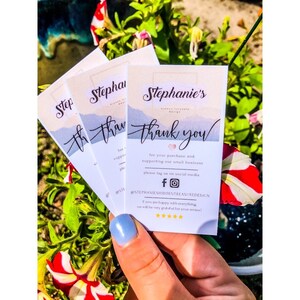 ADD YOUR LOGO Printable Small Business Insert Card / Simple Shop ...