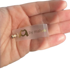 Personalized Knitting Silicone Tags , Silicone Label, Knitting Tag ...