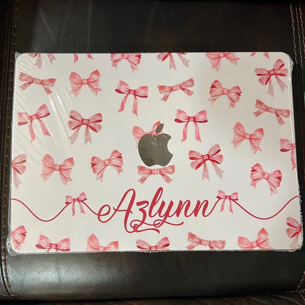 Monogram MacBook Case Aesthetic Initials MacBook Pro 13 14 Air 13 M2 M1 ...