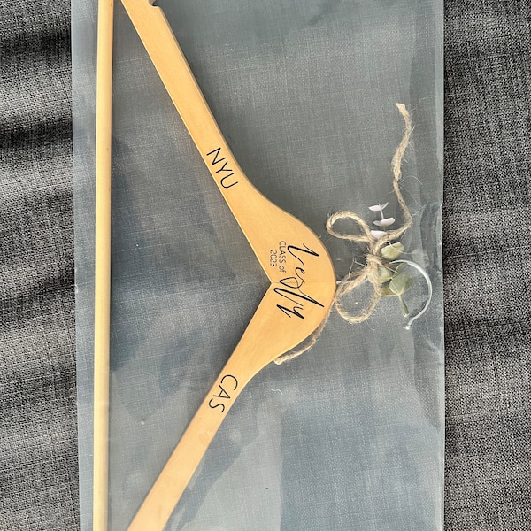 Personalized Graduation Hanger, Excellent for High School Graduates or ...