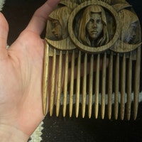 Hekate Hair Wooden Comb for Witch Hecate Goddess Witchcraft Female ...
