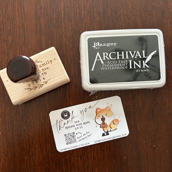 Return Address Stamp, Self Inking Address Stamp, Housewarming Gift ...