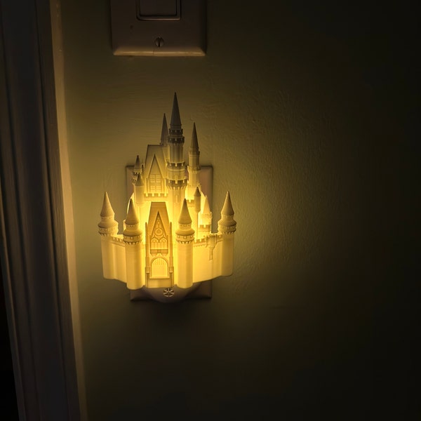 Cinderella Castle Wall Night Light - Plug-in - LED - Disney - Etsy