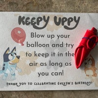 Keepy Uppy, Sticky Gecko, Bluey Party Decor, Toddler Party Favors ...