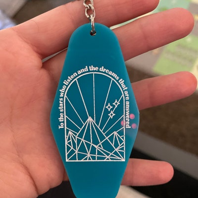 Funny Custom Keychains Trendy Unique Motel Keyring Choose Your Color ...