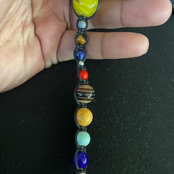 Solar System Key Ring Keychain, 77, Keychain, Beaded Keychain, Outer ...