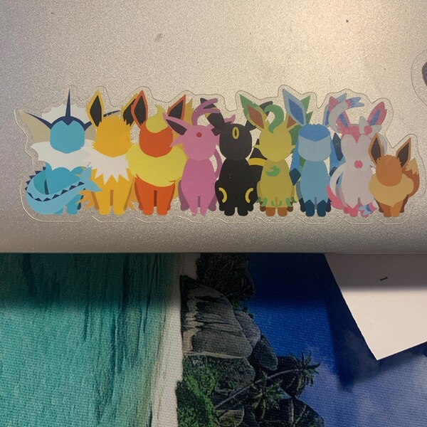 Eeveelution Sticker | Eevee Evolutions Umbreon Espeon Sylveon Vaporeon ...