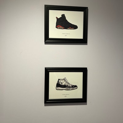 Air Jordan 4 Print Poster Air Jordan 4 OG Art Illustrated - Etsy