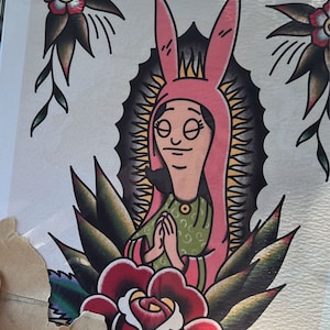 Nanalan monster Inspired Tattoo Flash Style High Quality A4 Print - Etsy