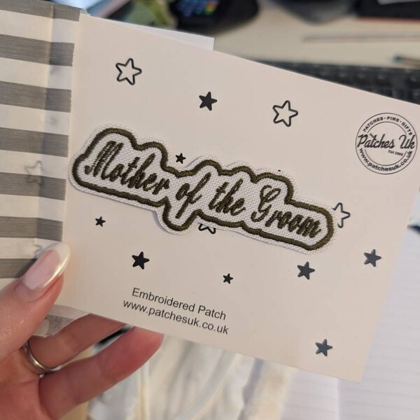 In MOD We Trust Embroidered Iron on Patch Appliqué | Jacket Patch ...