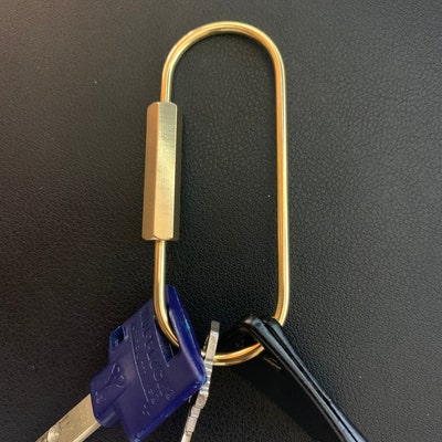 Brass Key Ring Hook,wallet Fish Hook,leathercraft Hardware,brass ...