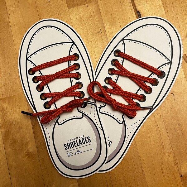 PRINTABLE Shoelace Display Cards: Packaging for Handmade Sneaker Laces ...