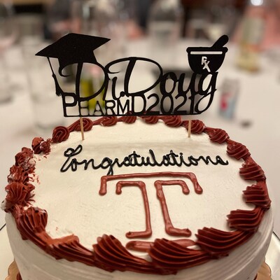 Pharmacist Graduation Cake Topper Doctor Graduation Pharmacy - Etsy