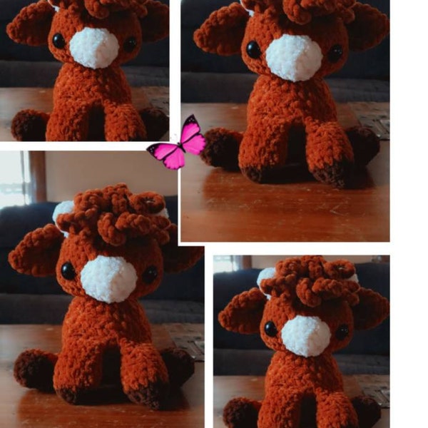 Amigurumi Highland Cow Pattern, Amigurumi Cow Pattern, Highland Cow ...