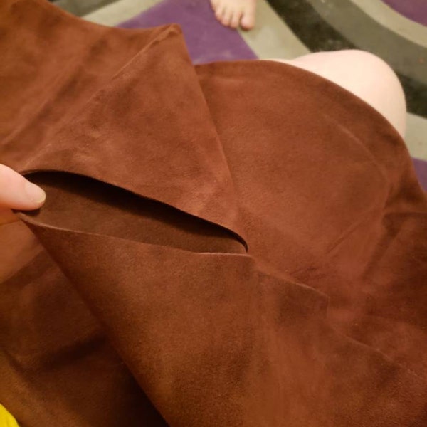 Cowhide Suede Leather Sheets | Suede Leather Hides | Leather for ...