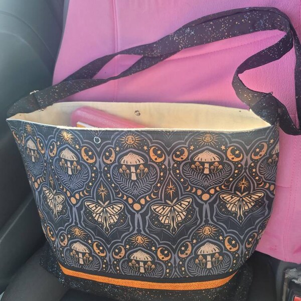 Praying Mantis Shoulder Bag Lily Garden Purse Summer Flowers Handbag ...