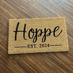 Last Name Doormat, Personalized Doormat, Custom Doormat, Personalized ...