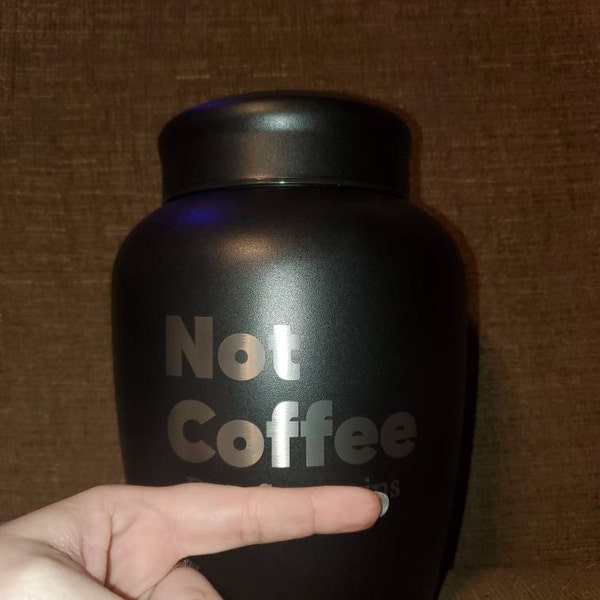 Personalized Urns for Human Ashes, Custom Funny Text Laser Engraved ...