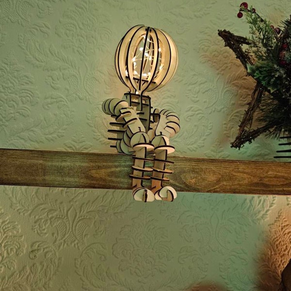 Human Figure Table Lamp Shade, DXF SVG Laser Cut Files, 4mm or 3mm ...