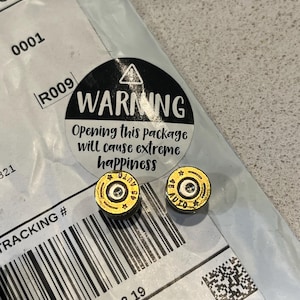 Bullet Ear Plugs 9mm Bullet Plug Earrings Bullet Shell U Pick Your ...