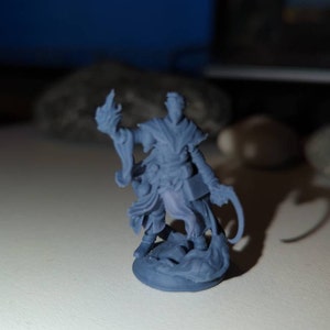 Mage Miniature Wizard Mini Sorcerer Warlock Dungeons and - Etsy