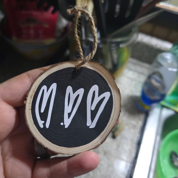 Three Crooked Hearts - Pearl Jam Wood Ornament - Etsy